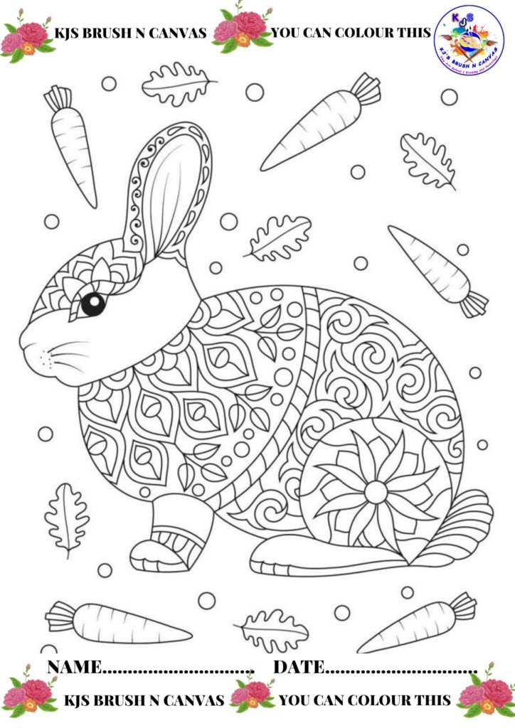 COLOURING PAGE – KJS Brush & Canvass