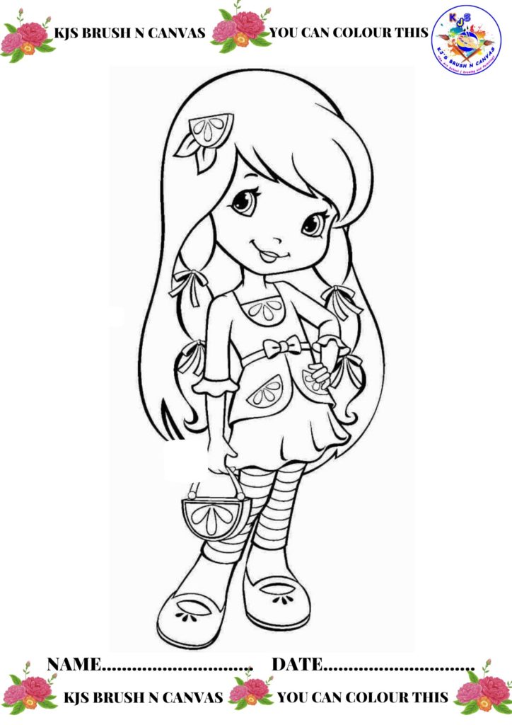 COLOURING PAGE – KJS Brush & Canvass