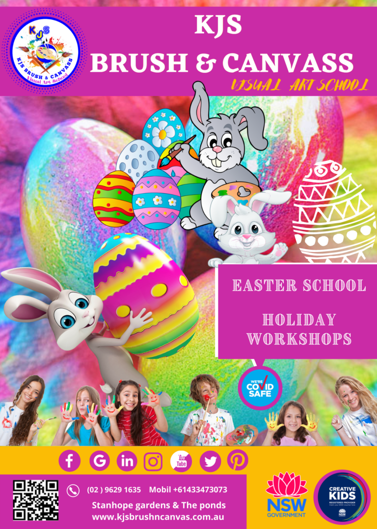 KJS SCHOOL HOLIDAY WORKSHOP – KJS Brush & Canvass